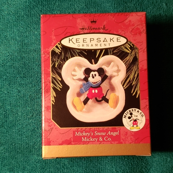 Hallmark | Holiday | Hallmark Ornament Mickeys Snow Angel | Poshmark